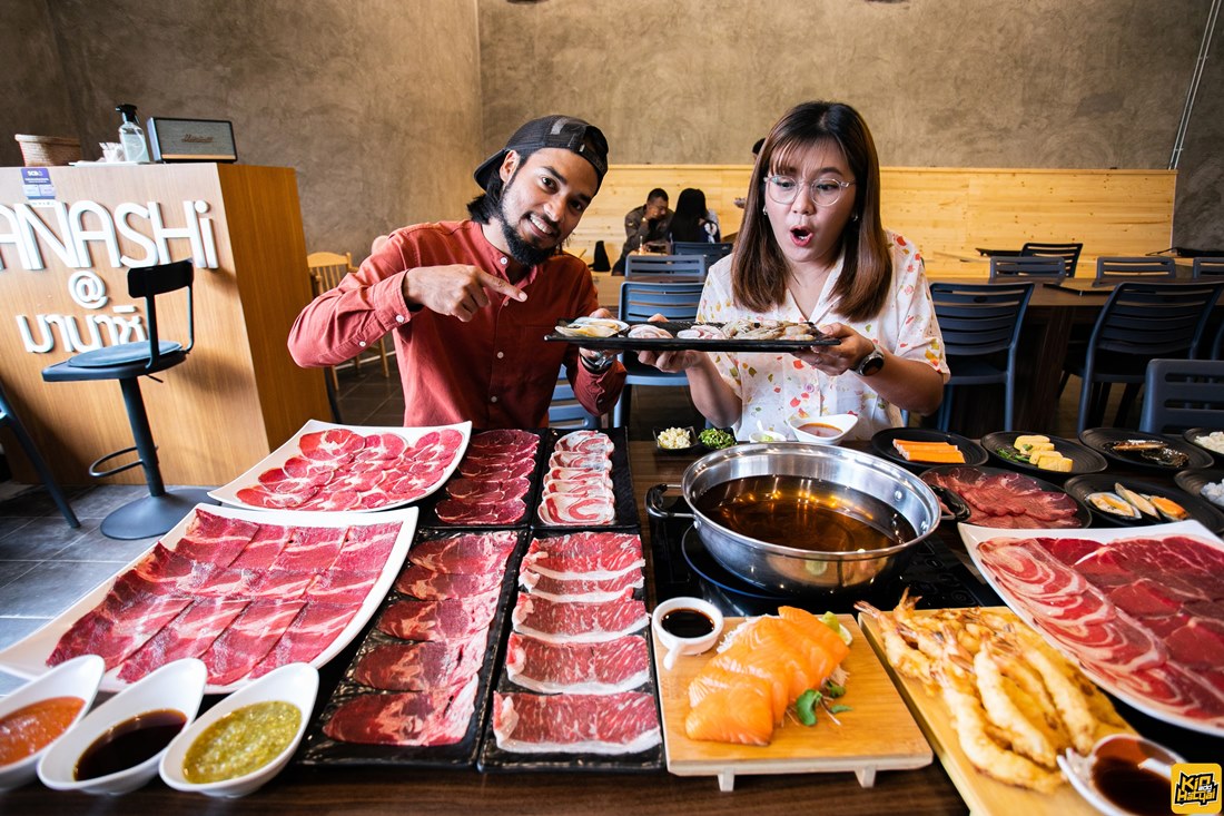สวรรค์ของคนรักเนื้อ ฟินกับวากิวไม่อั้น ทั้งชาบูและปิ้งย่าง "MANASHI ...