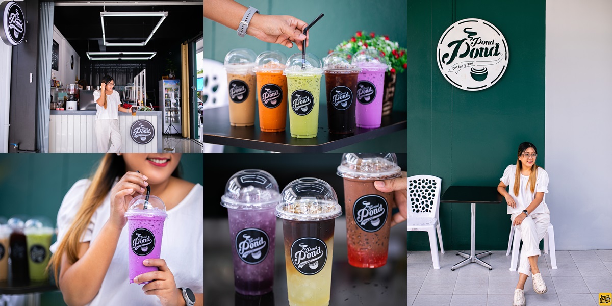 Pond Pond coffee&tea สาขา9(ทุ่งเสา) เติมความสดชื่นหลากหลายเมนูกาแฟสด ...