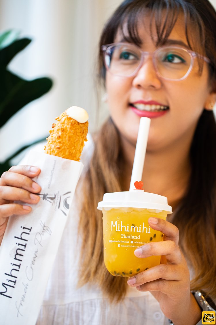 คาเฟ่ขนมครีมพัฟสไตล์ฝรั่งเศสสุดละมุน ไส้ทะลัก “Mihimihi Cafe’ (มิฮิมิฮิ ...